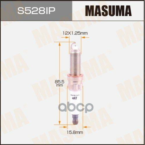 Свеча зажигания IRIDIUM+PLATINUM Masuma арт. S528IP
