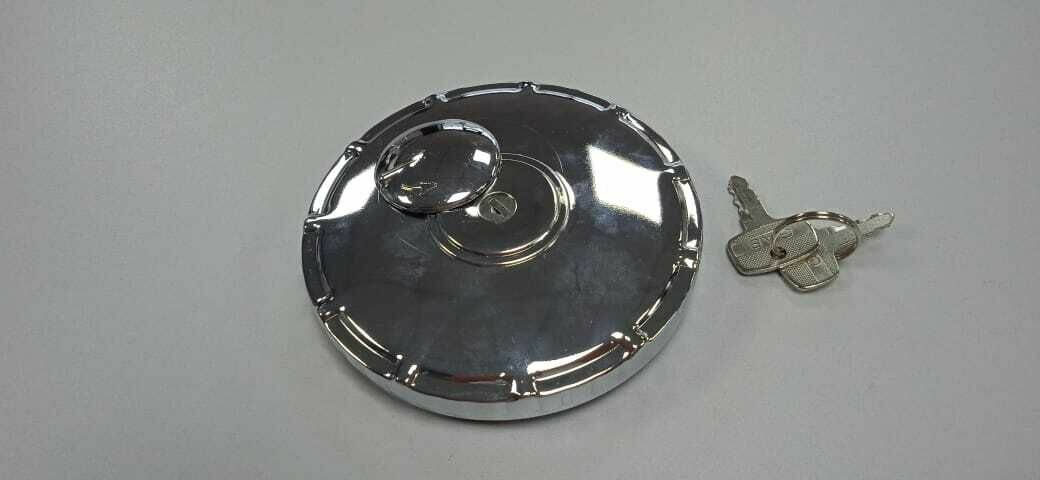 Крышка бензобака диаметр 78 на 3 уса, вид 1, с ключом, ZEVS