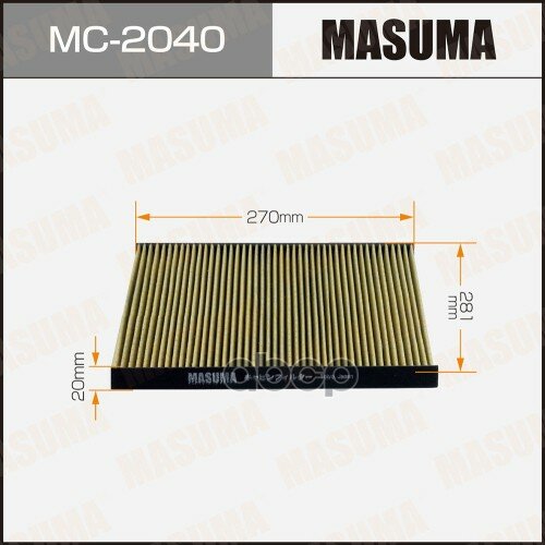 Фильтр салона Masuma арт. MC-2040