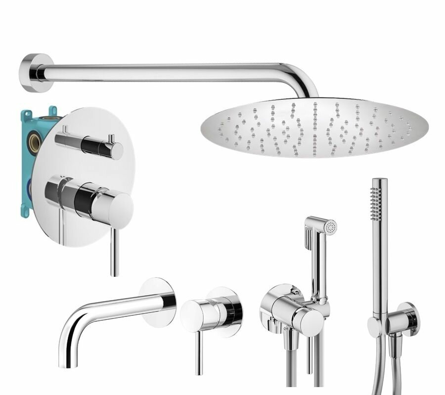 Комплект смесителей для душа Plumberia Selection KITZXO18CR210, Хром