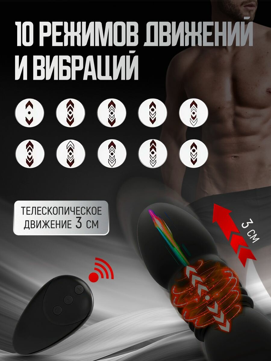 Анальный массажор простаты вибропробка