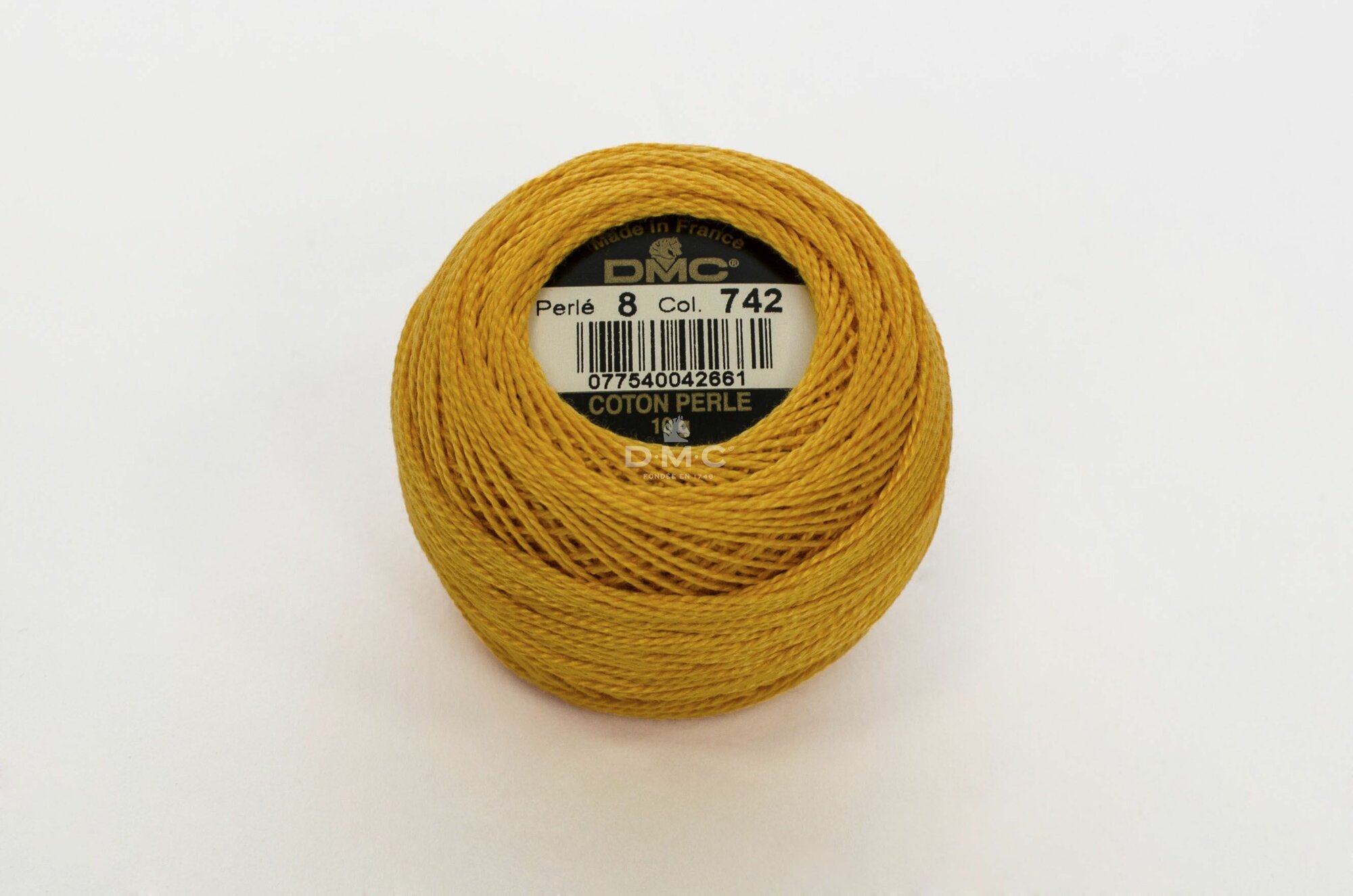 Мулине DMC Perle #8 (80 м.) арт. 116/8, цвет 0742