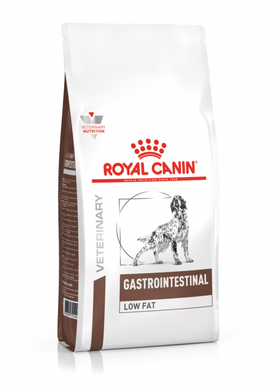 Корм сухой диетический Royal Canin Gastrointestinal Low Fat для взрослых собак, рекомендуемый при нарушениях пищеварения и экзокринной недостаточности поджелудочной железы, 1,5 кг