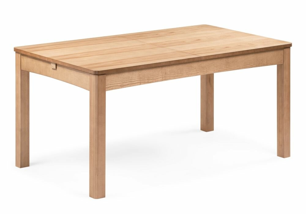 Стол деревянный Аделик 160(220)х90х76 woodville темное дерево, дерево, прямоугольная столешница, ножки