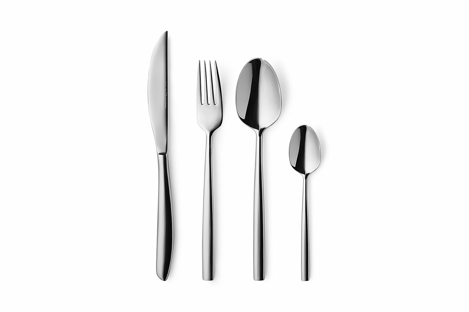 Набор столовых приборов VANHOPPER Monaco, на 6 персон, 24 предмета, серебряный