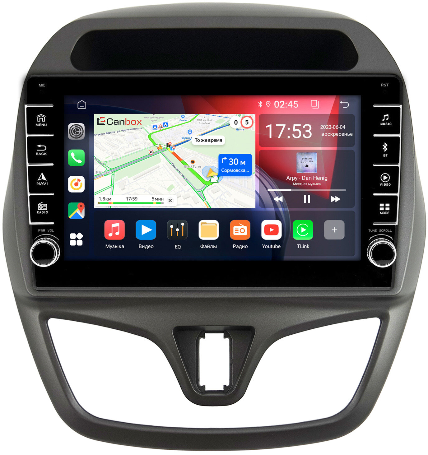 Штатная магнитола Chevrolet Spark 4 (M400) 2015-2024 Canbox BGT9-1235 2/32 Android 10 (IPS, DSP, CarPlay)