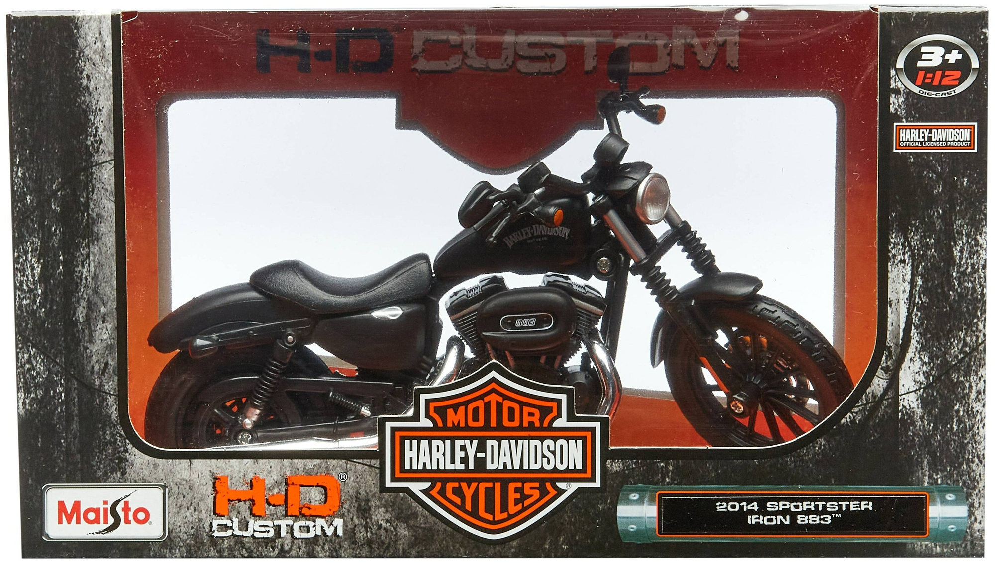 Мотоцикл Maisto 1:12 HD Motorcycles-13 Sportster Iron 883 (32326)