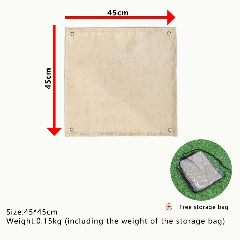 Огнестойкий коврик из стекловолокна 45x45cm