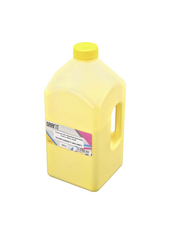Тонер для Oki C9600, C9650, C9850 Grafit 400 г желтый