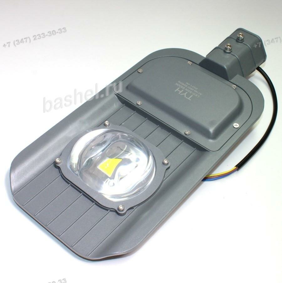 50W URA-КОБРА-50 220V 4500Lm 6500k IP66, Прожектор светодиодный консольный, URALight, Консоль под трубу 58мм