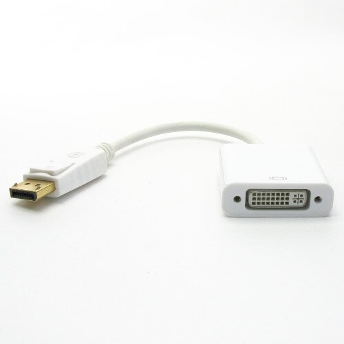 Переходник-конвертер DisplayPort (M) -> DVI (19F) 0.1м, белый