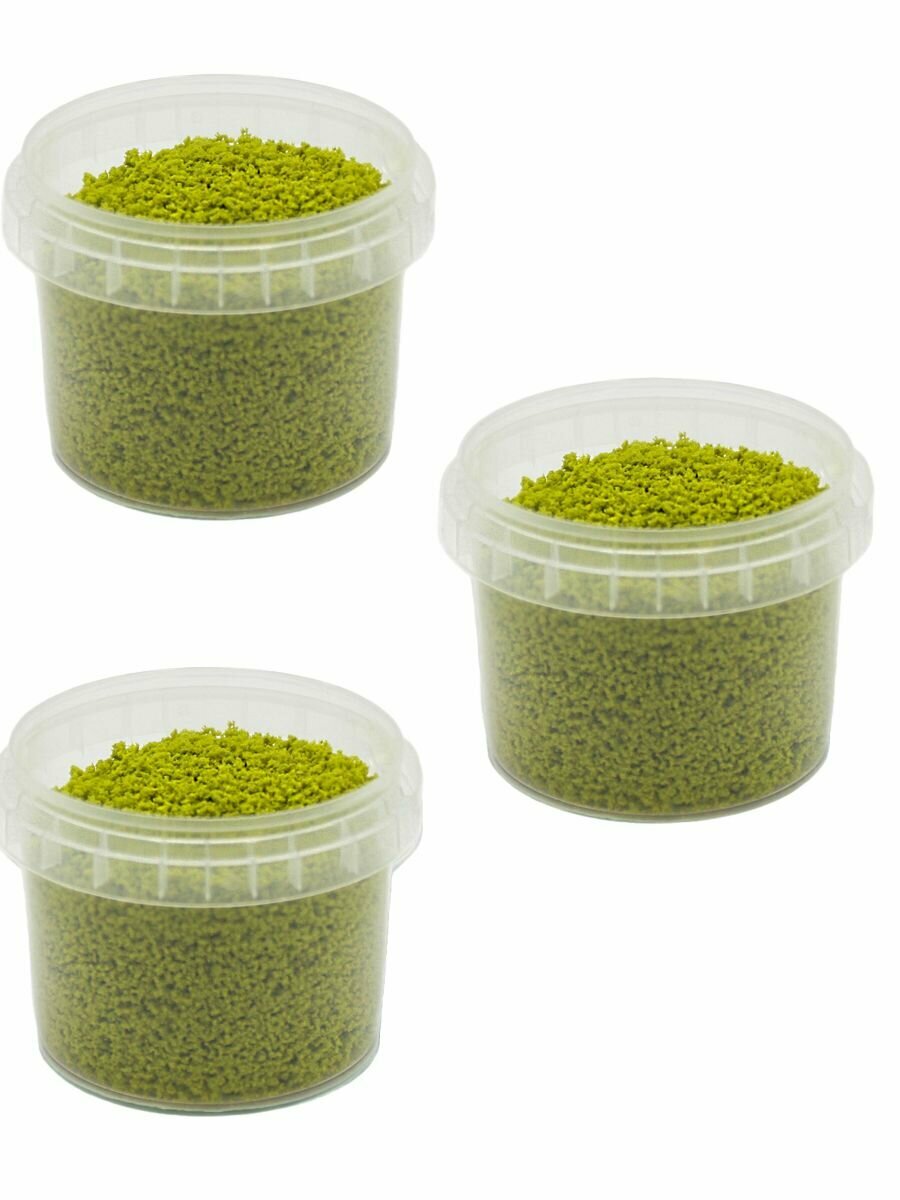 Модельный мох мелкий STUFF-PRO Цитрусовый зеленый (3 шт.)