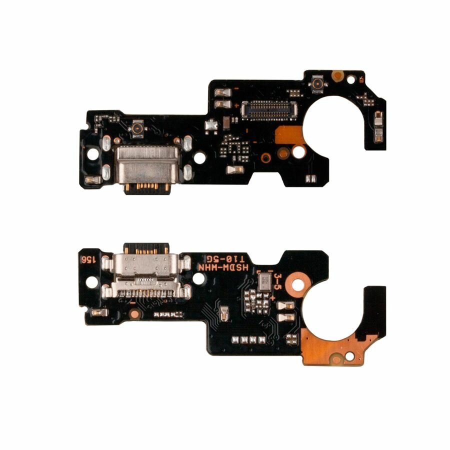 Шлейф для смартфона Xiaomi Poco M3 Pro 5G плата системный разъем/микрофон