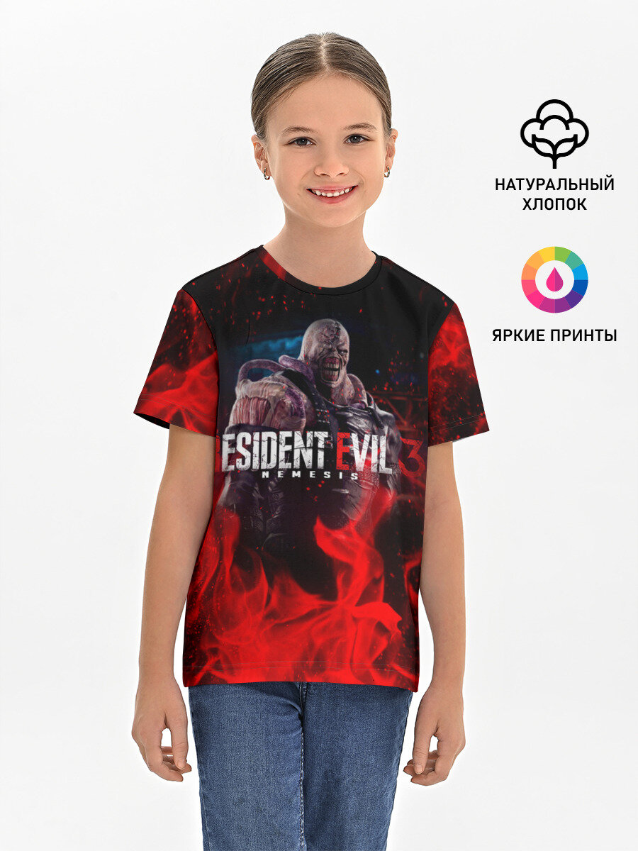 Футболка хлопковая детская RESIDENT EVIL 3