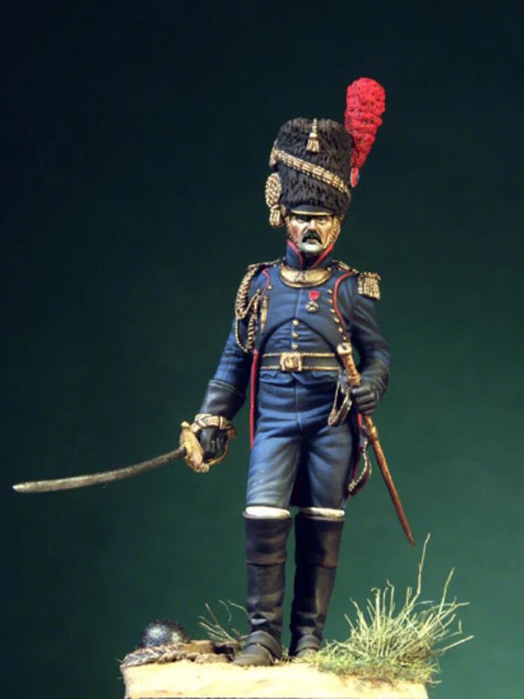 Неокрашенная модель фигурки офицера KIMERA 1/32