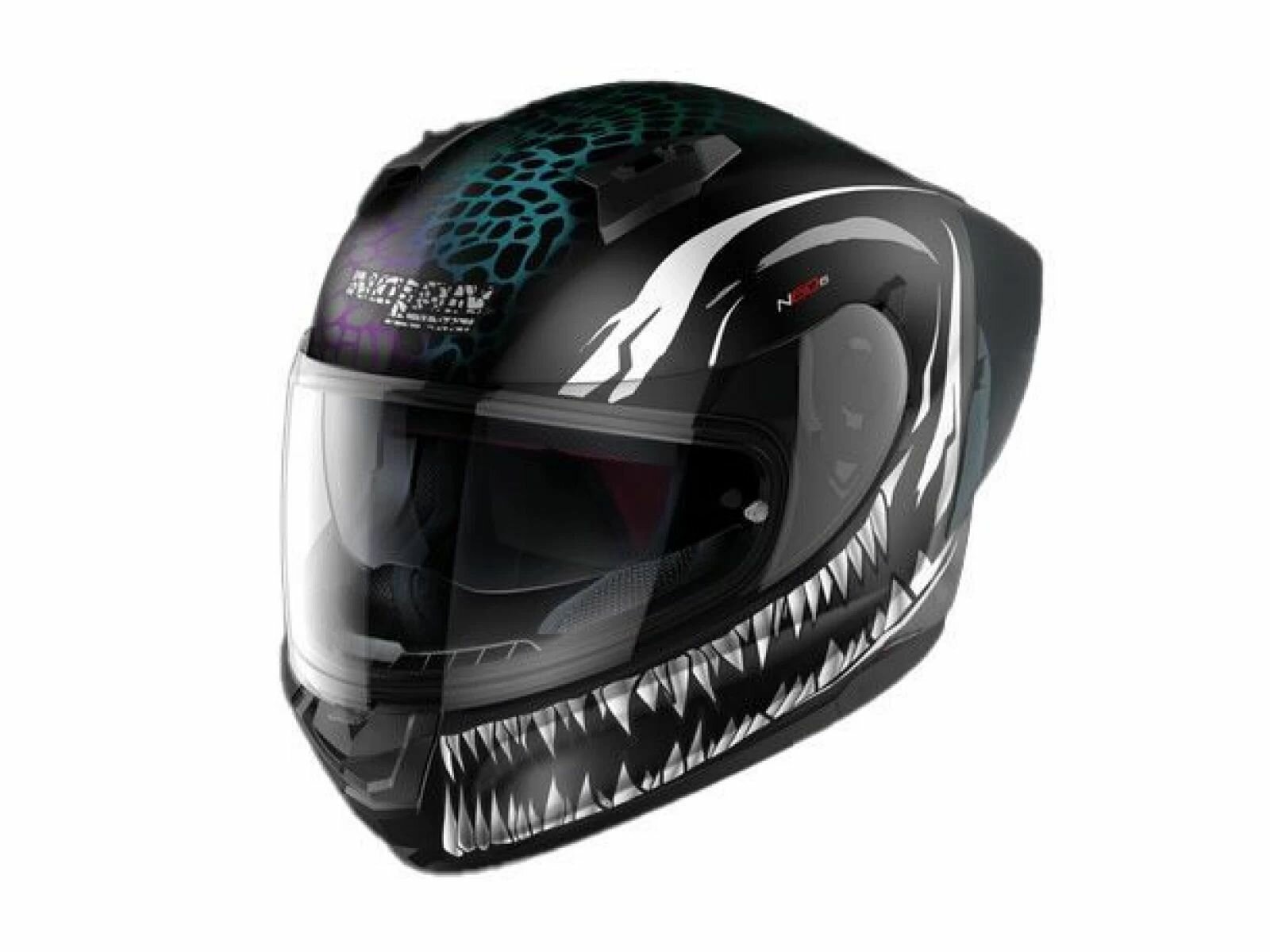 Мотошлем NOLAN N60-6 SPORT Ravenous 028, Flat Black/White, L