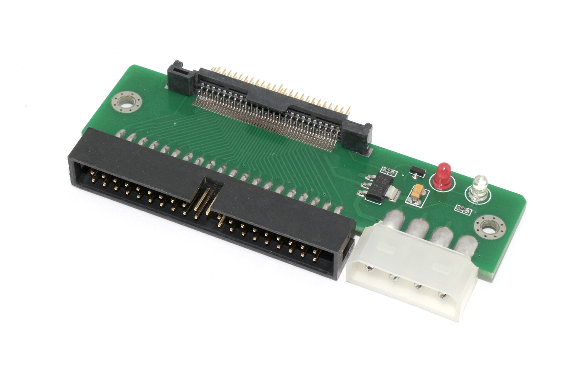Переходник IDE 3.5 папа на CF с индикацией