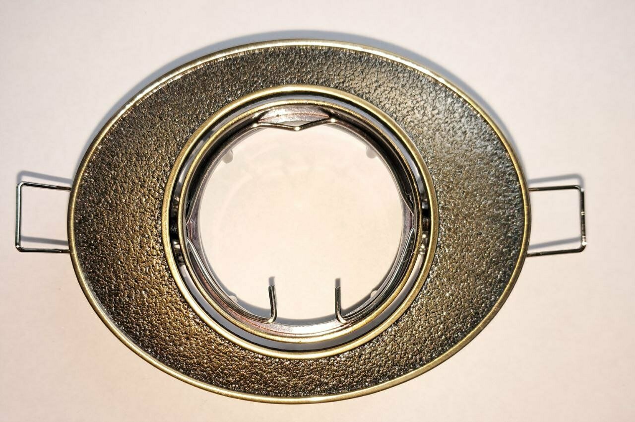 6 шт (комплект) Светильник встраиваемый Потолочный Литой Comtech SATURN 51-2-09 MR16 состаренная бронза