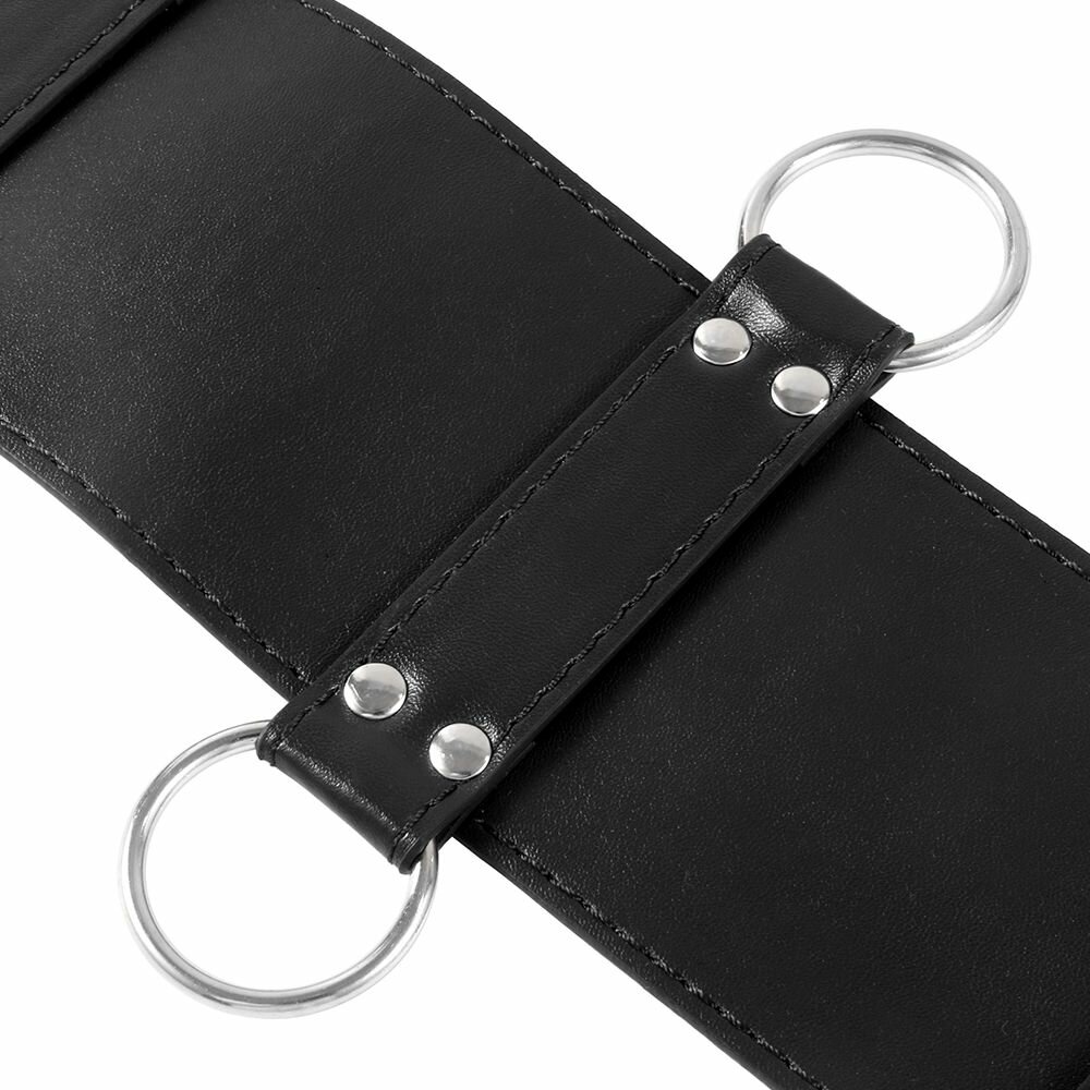 Эротический набор, За спиной бондаж нарукавник тренер с воротником