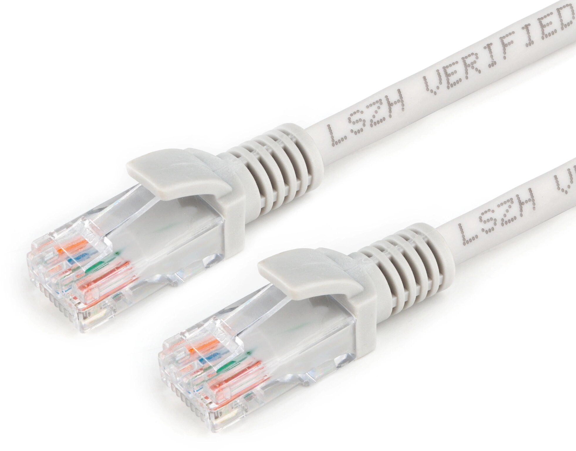 PP31-3M-LSZH / Патч-корд PREMIER PP31-3M-LSZH литой (molded), UTP, кат.5E, 3м, 4 пары, 24AWG, алюми