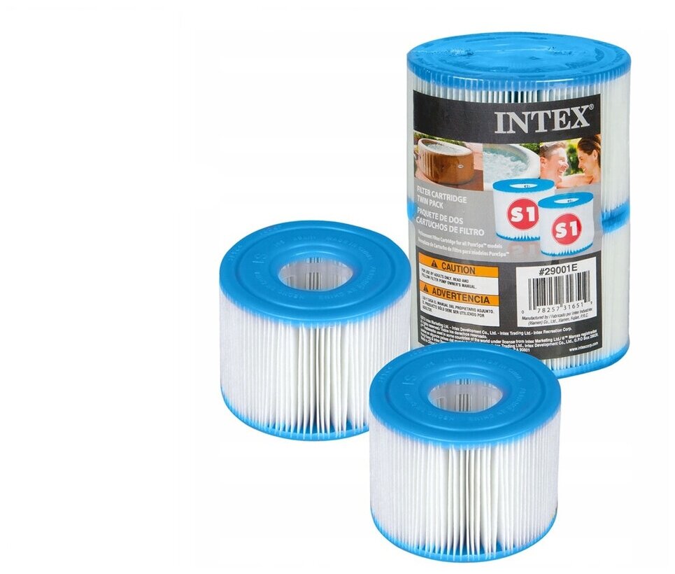 Картридж для SPA бассейнов, тип s1, 73 х 108 см, 2 шт, 29001 Intex