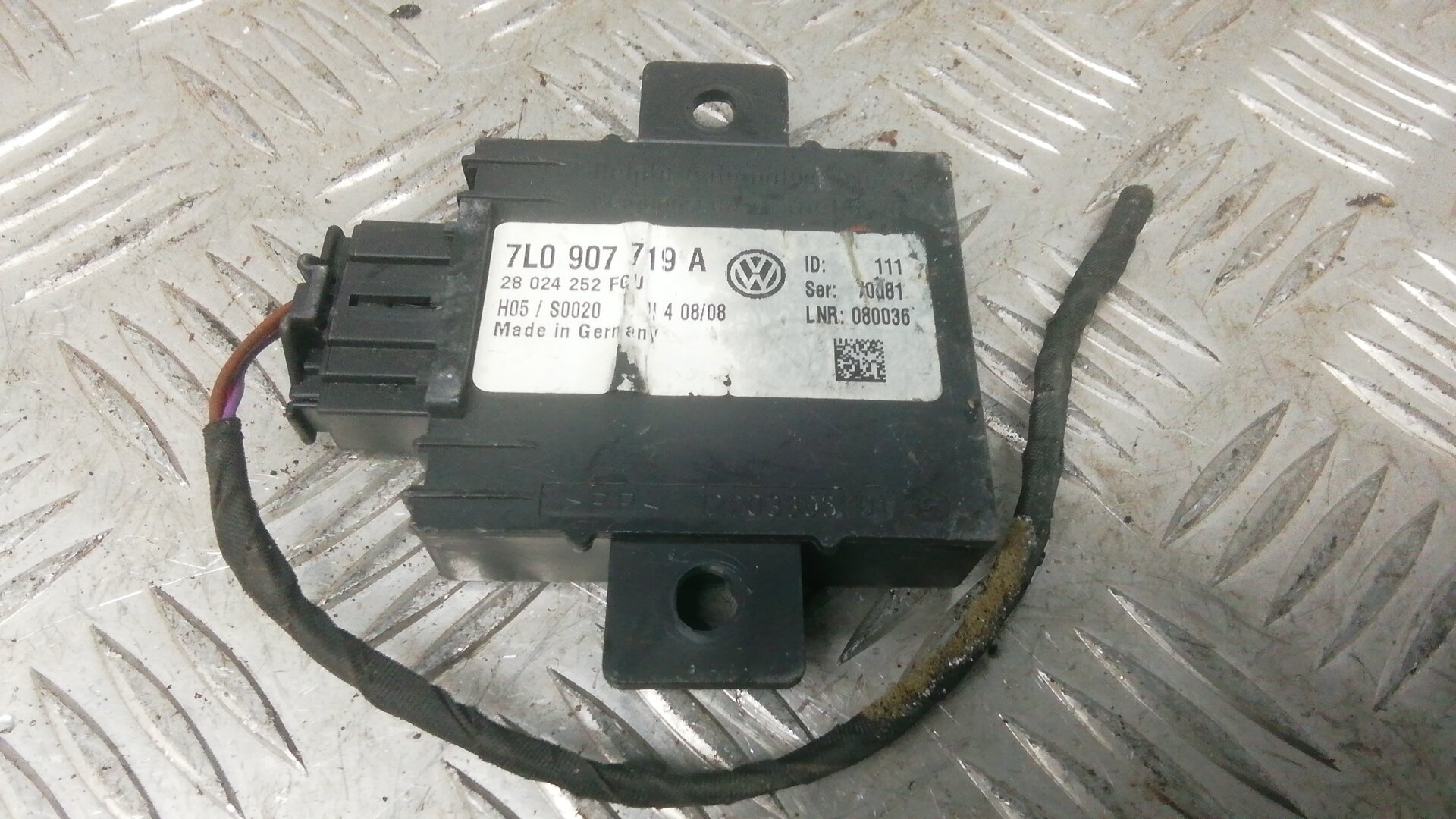 Блок управления VOLKSWAGEN TOUAREG 7L, Номер 7L0907719A, 28024252FGU