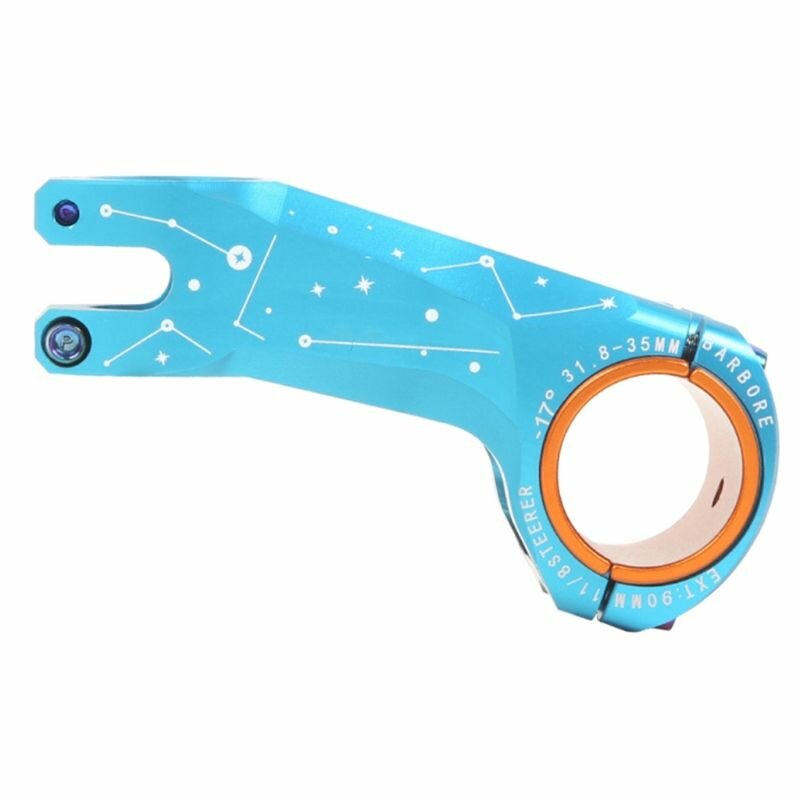 Сверхлегкий вынос шоссейного велосипеда 17 градусов, MTB велосипед, руль 31,8/35 мм, детали с ЧПУ, сверхлегкий