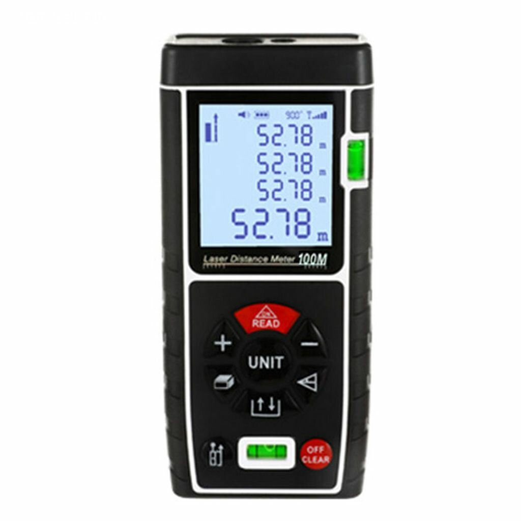 Строительное измерительное устройство Линейка Лазерный дальномер Тестовый инструмент 100-метровый дальномер