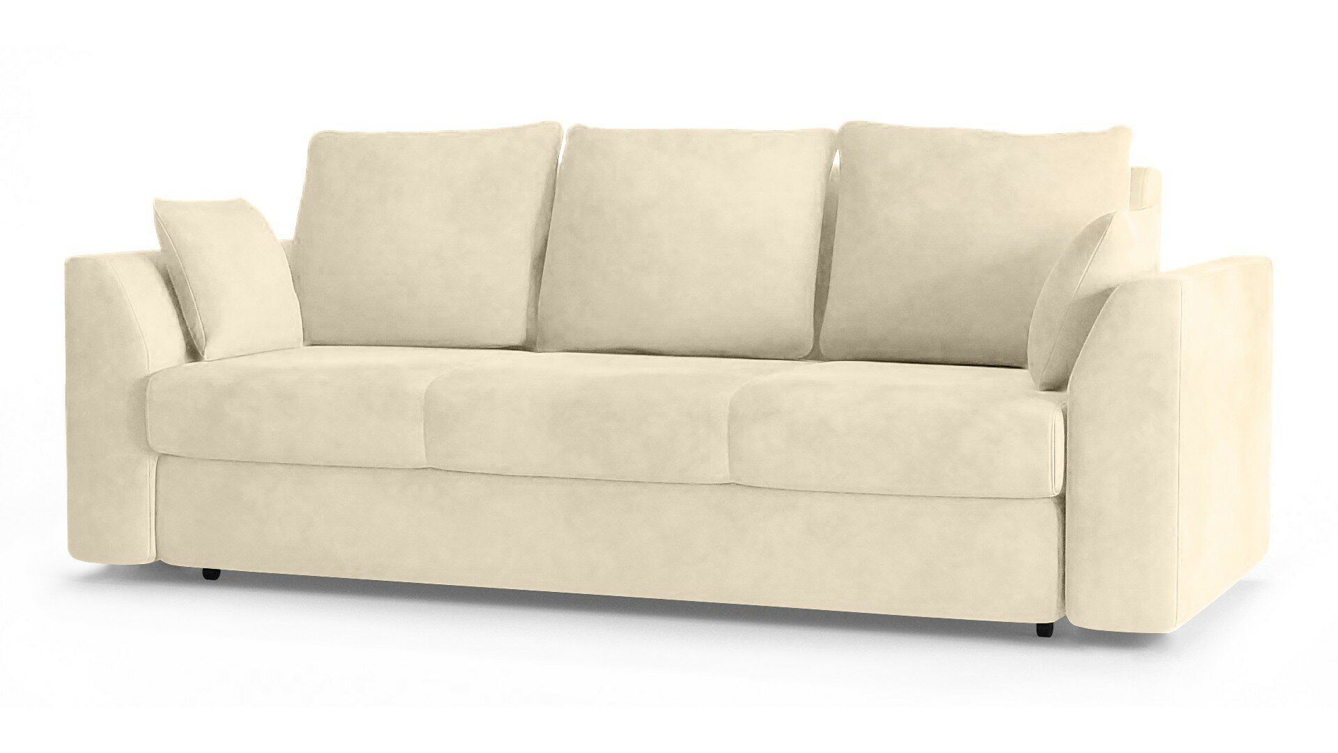 Диван Белфест Лайт Vivaldi 03 NEW 240x94x80 см, бежевый Велюр, еврокнижка GOODFORM