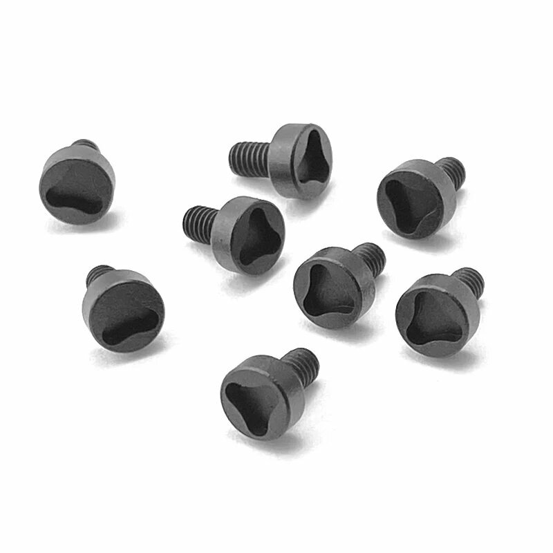 TYSEEK Винты для рукоятки ножа из нержавеющей стали M2.5 6pcs white Screws