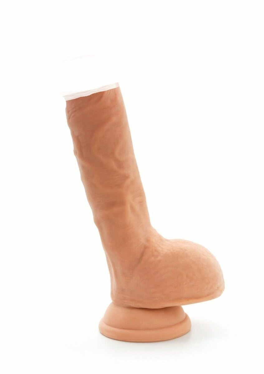 Реалистичный фаллос с мошонкой Dual Density Dildo 9inch Balls