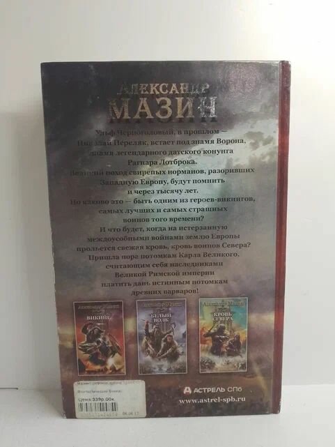 Книга "Викинг. Кровь севера" от Астрель СПб, твердый переплет, 412 стр — фото 1