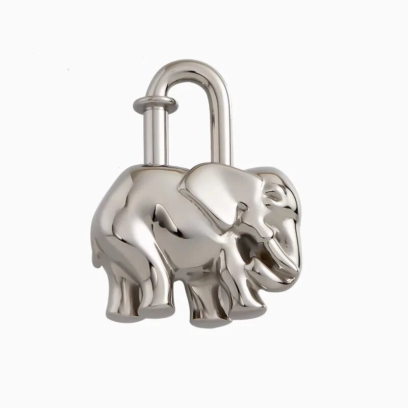 Модная подвеска для сумки для сумки Birkin Kelly, подвеска с замком Pegasus, цельнометаллическая подвеска для сумки с металлическим замком в виде животного, высококачественное очаровательное ожерелье Silver Elephant