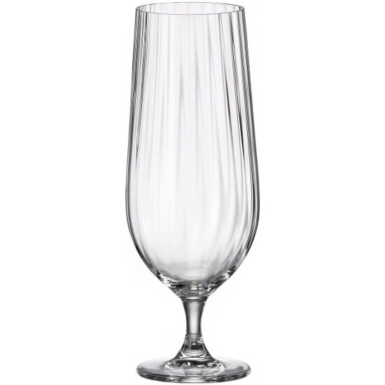 Набор бокалов для пива Crystal Bohemia "COLUMBA OPTIC", 470 мл. (набор 6 шт.)