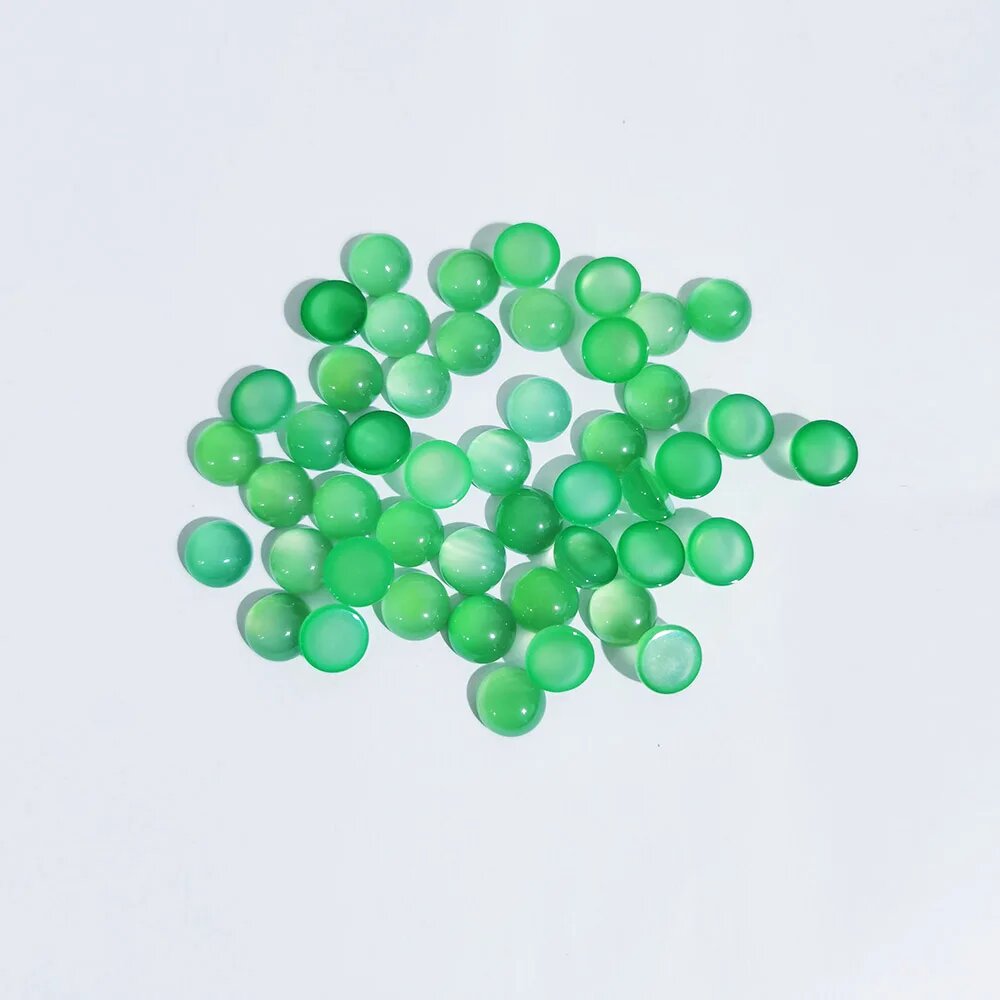 Модный новый круглый кабошон из натурального агата, 6 мм, 8 мм, для изготовления ювелирных изделий, 50 шт, аксессуары для кольца, браслета, ожерелья