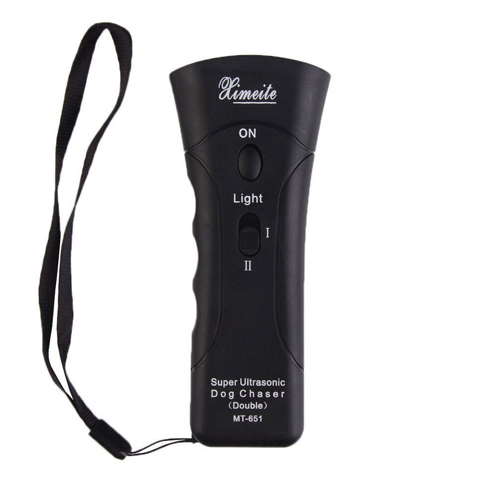 Ультразвуковой отпугиватель собак МТ-651 со стробоскопом и лазерным целеуказателем