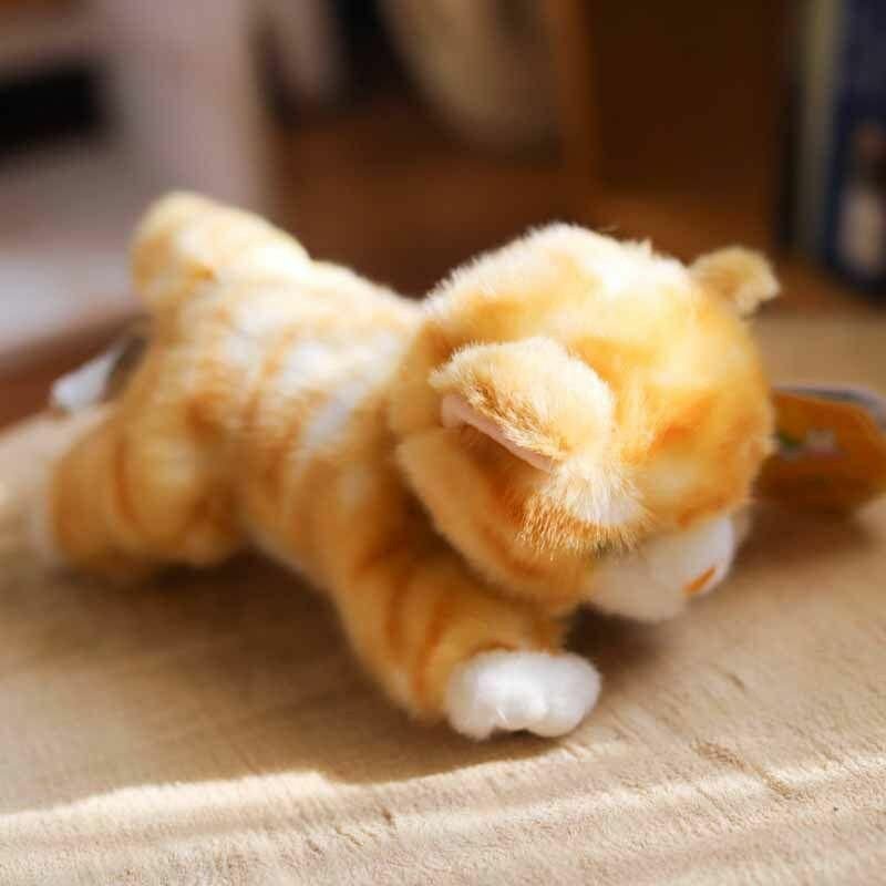 Мягкая игрушка-котенок, имитация маленького котенка, красивая мягкая игрушка