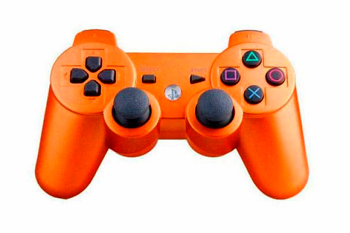 Джойстик PS 3 Controller Wireless Dual Shock Orange (CHINA коробка) оранжевый