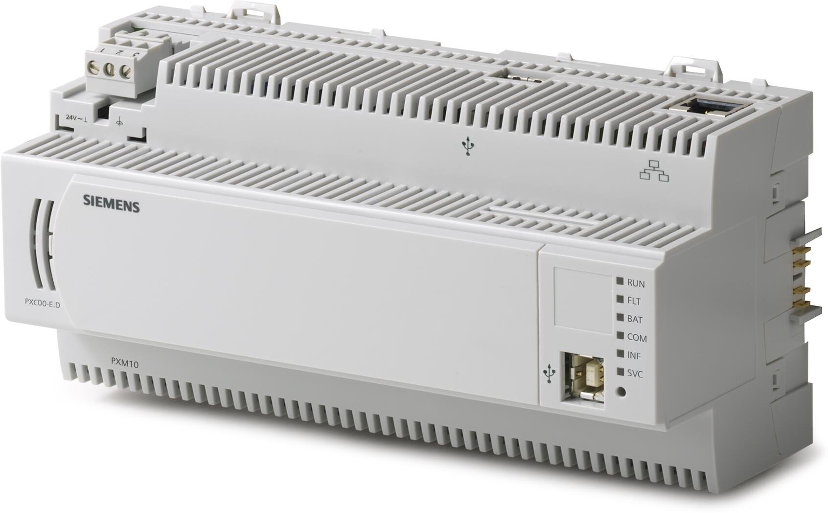 PXC100E. D. (контроллер, до 200 точек данных, BACNET/IP) Siemens