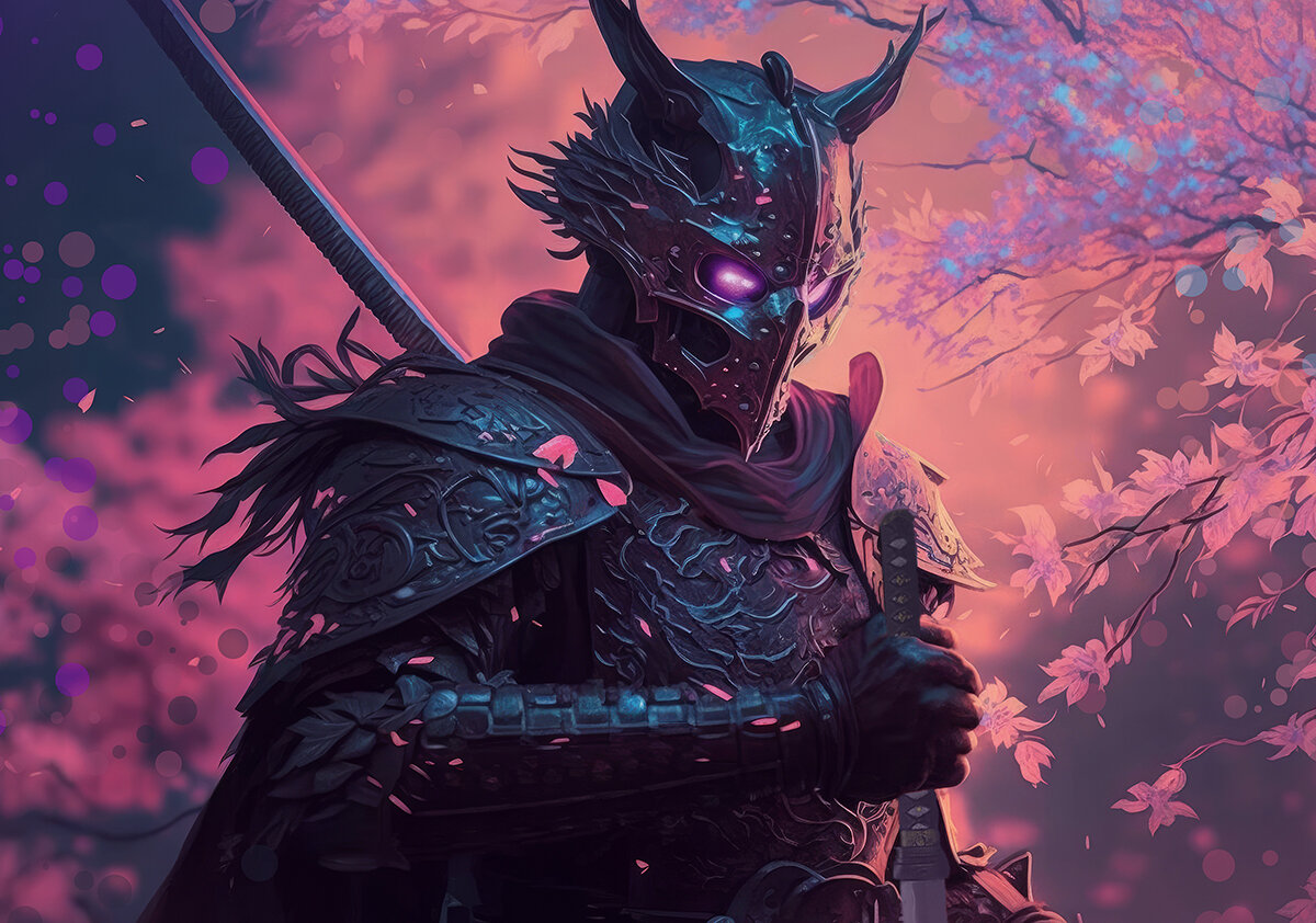 Фрея пазл 1000 элементов Самурай в сакуре PZL-1000/52-EI60 коллекционная сборка искусства