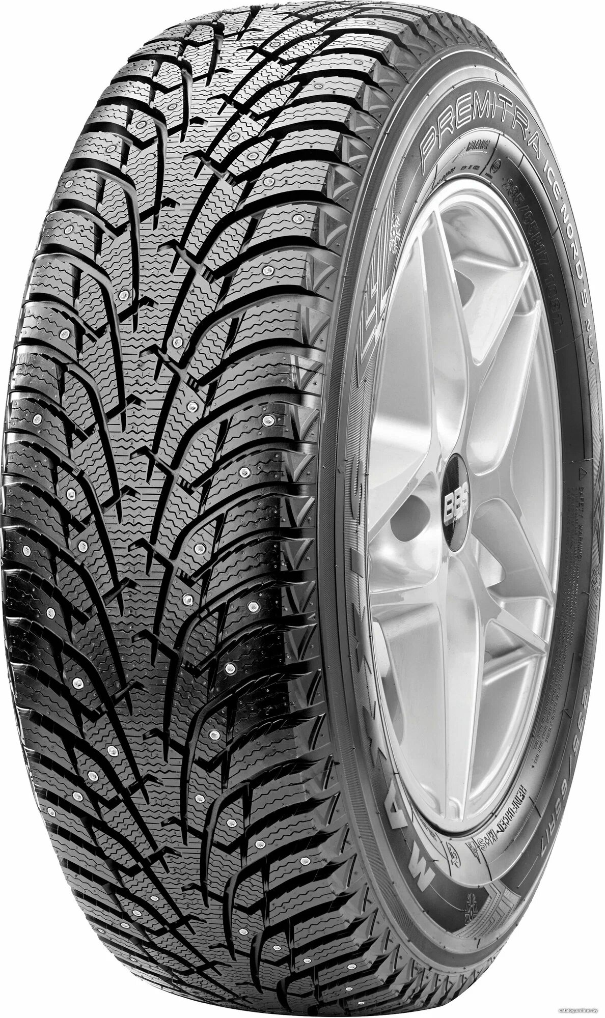 Шина зимняя шипованная NP5 Premitra Ice Nord 185/65 R15 88T для легкового автомобиля