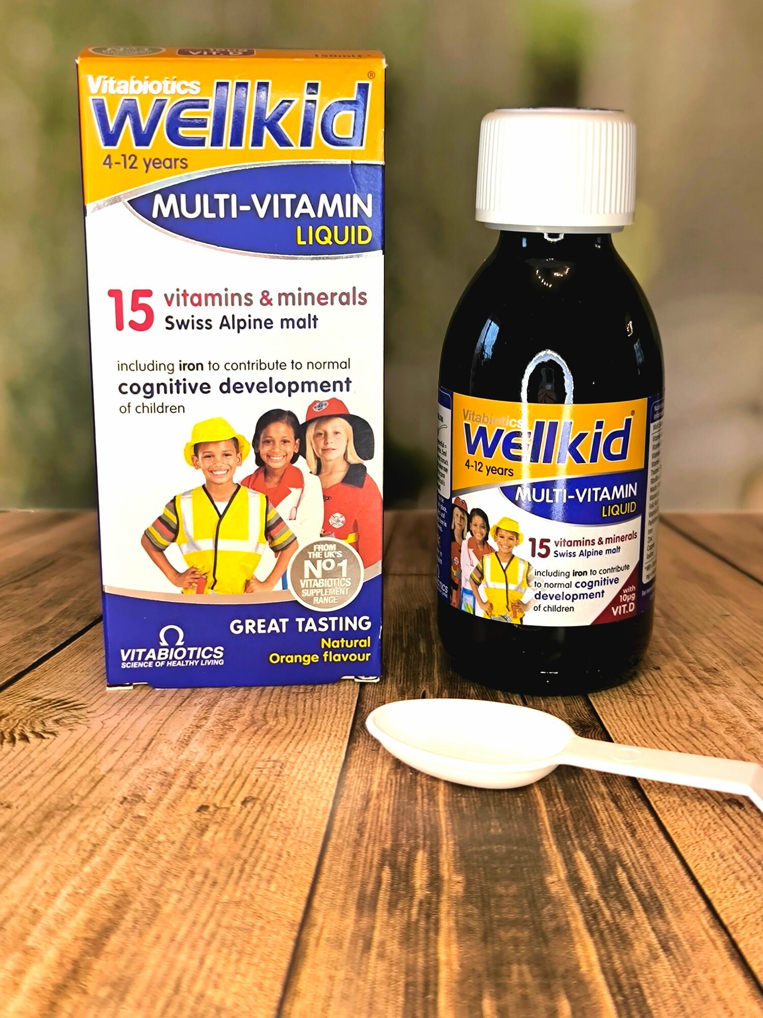 Wellkid Multi-vitamin Liquid Мультивитамины сироп 150мл Витабиотикс vitabiotics веллкид Wellbaby