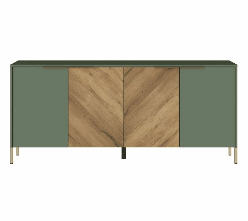 Тумба БРВ мебель Сиена / Siena KOM4D, 4 двери, 197х41х86 см