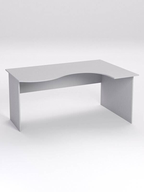 Стол эргономичный офисный СЭ-12 (правосторонний), Серый. Производитель товара - компания Westcom.