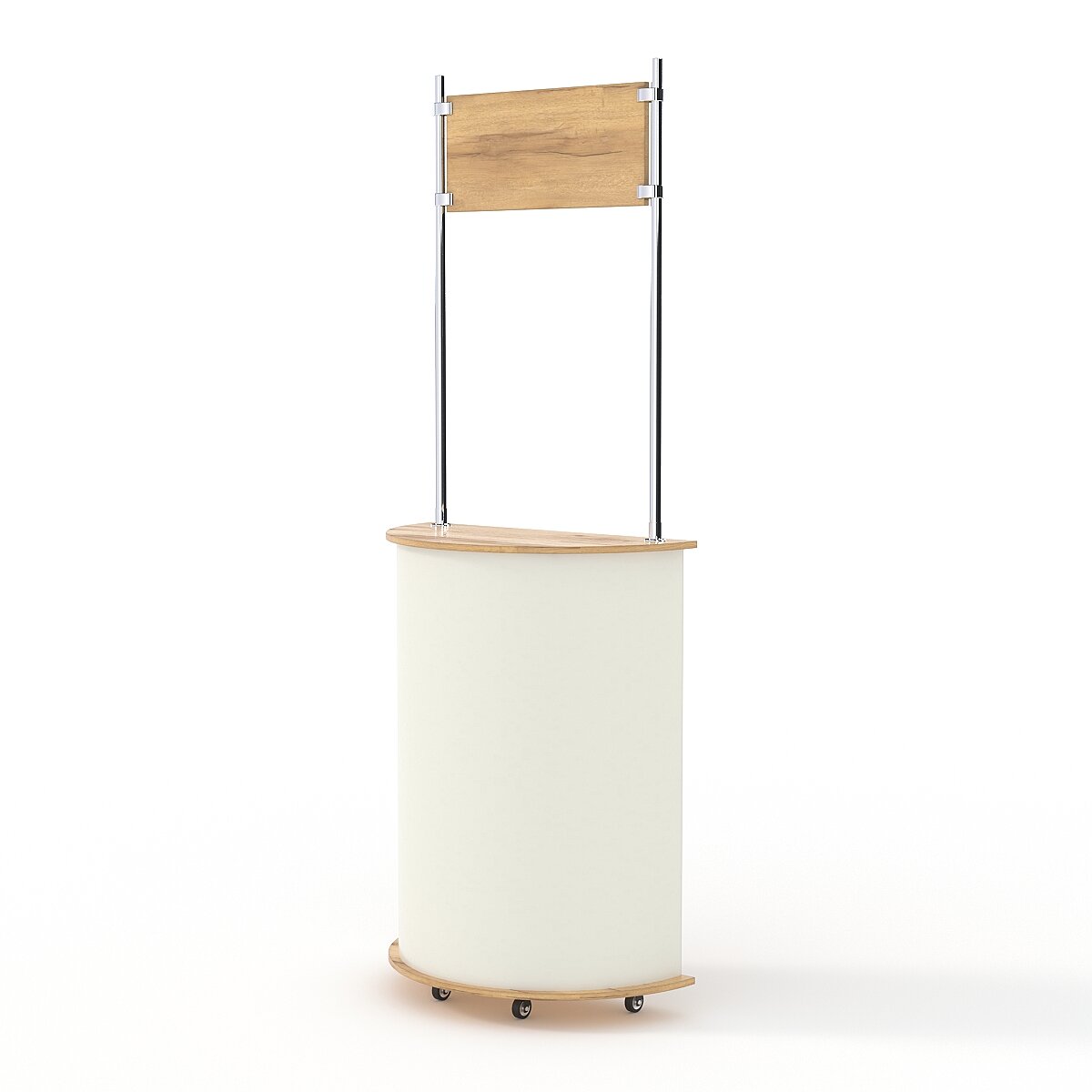 Стойка-ресепшн №1 передвижная, Дуб Золотистый. Производитель товара - компания Westcom.