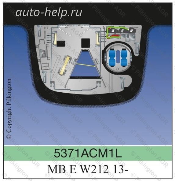 FYG MERCEDES Лобовое крепеж Обогрев ДД VIN Фиттинг Молдинг solar