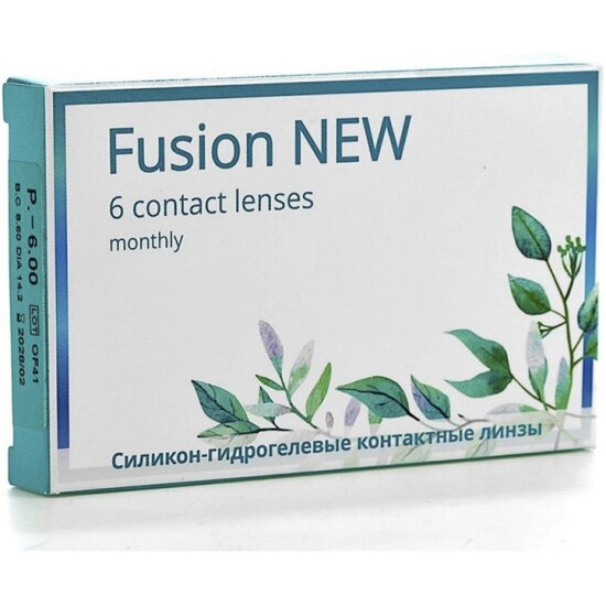 Контактные линзы Okvision Fusion New (6 шт/+4.50/8.6/14.2)