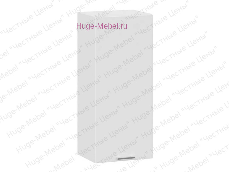 Кухонный шкаф верхний высокий 400 Катрин (софт вайт) Huge Mebel . Ширина 400 Высота 920. Кухонные шкафы