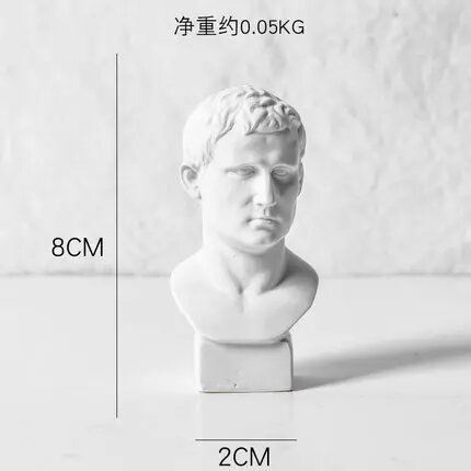 Фигурки греческих героев из смолы Белый, Agrippa