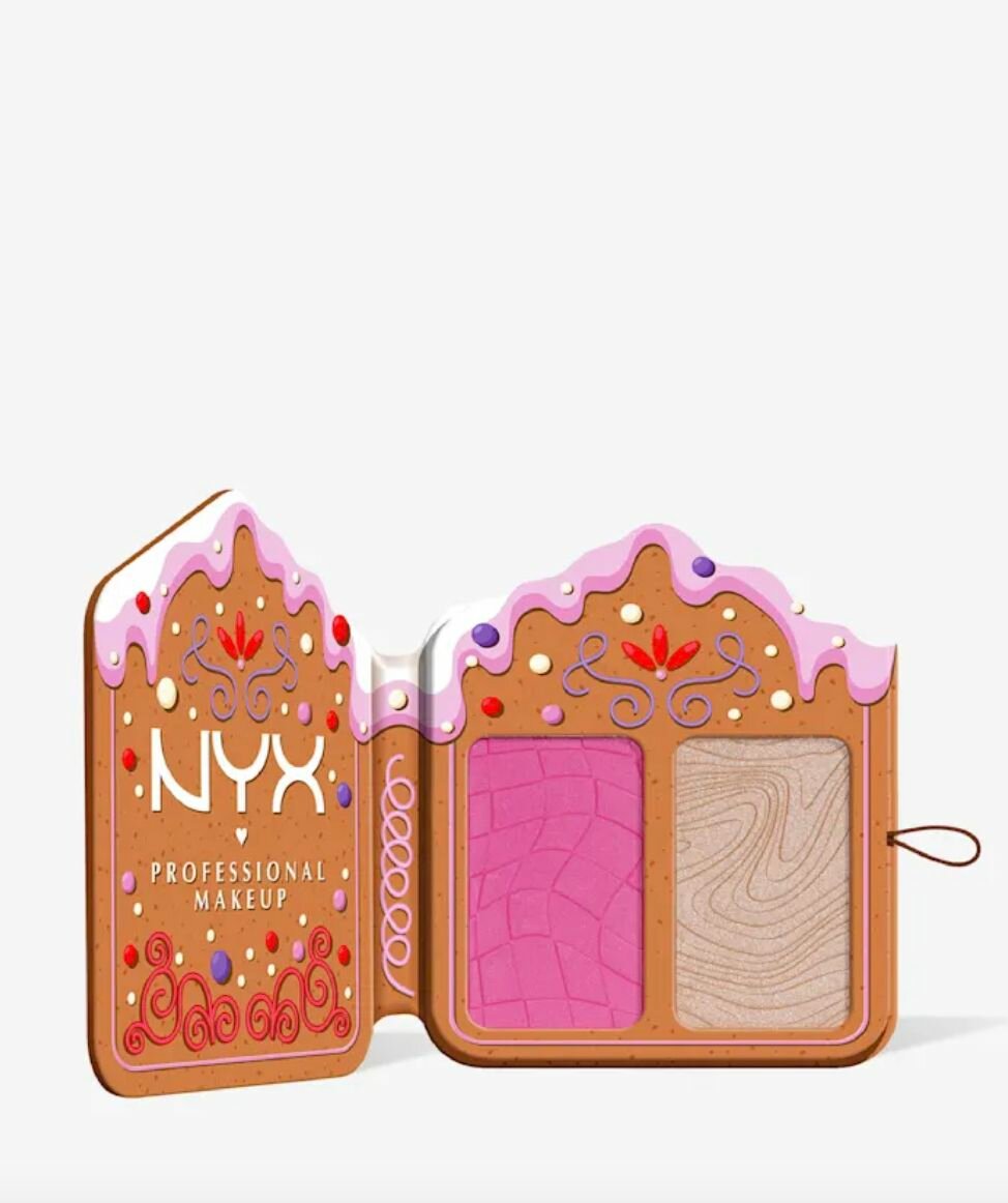 Nyx Палетка румян с хайлайтером Buttermelt Face Palette - Light/Medium